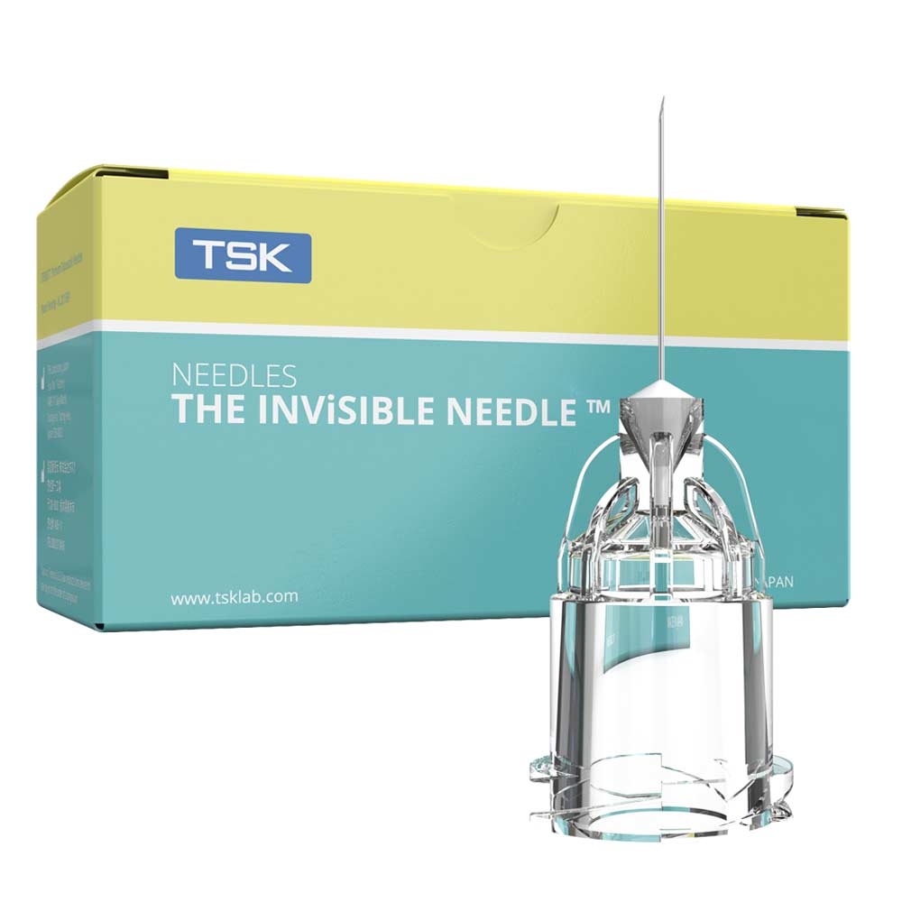 TSK Invisible Needle 34G X 9mm : Aiguille Ultra-Fine Pour Injections Indolores | Boite De 100 ...